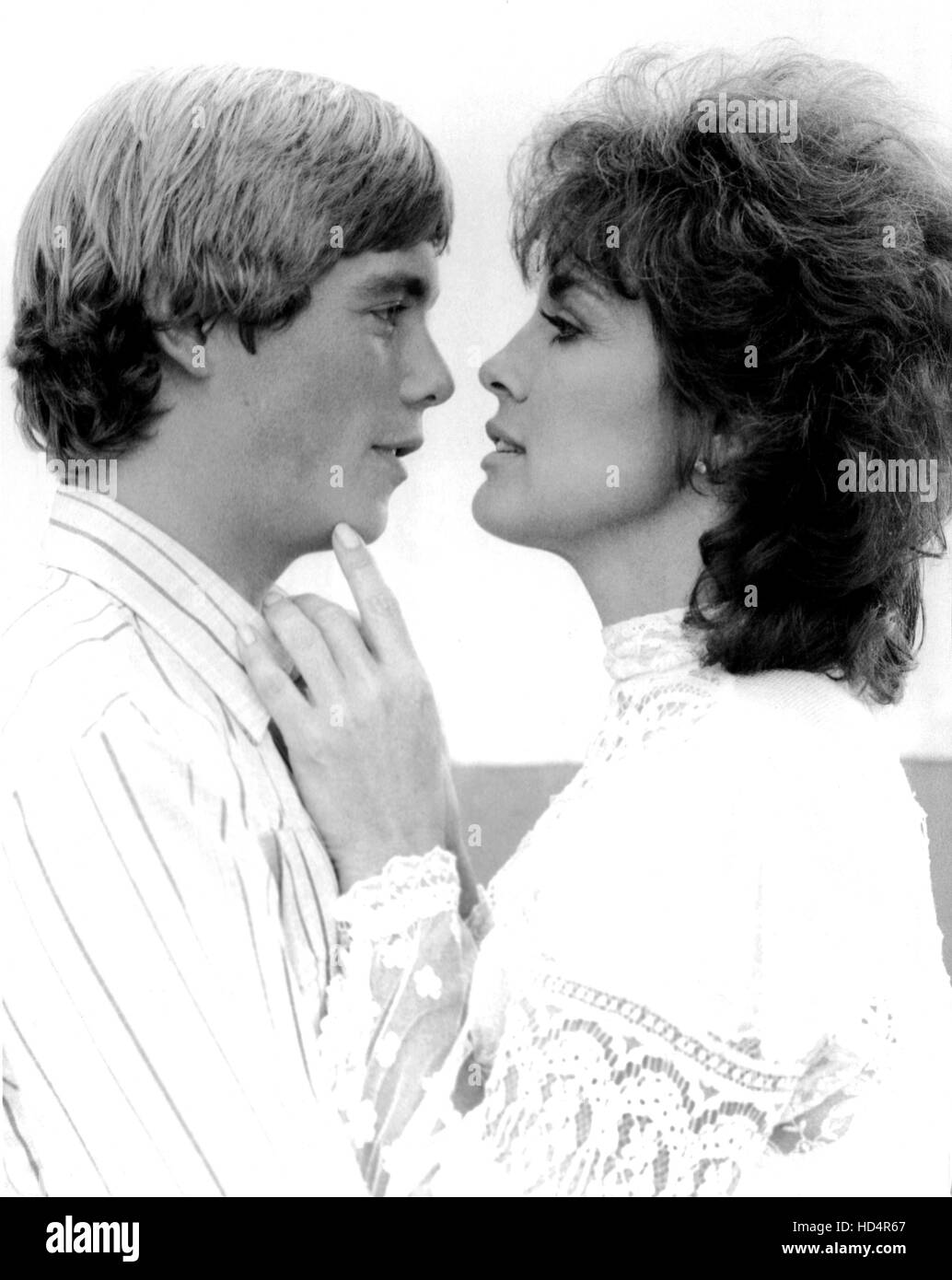 DALLAS, (The Oil Baron's Ball, Season 7), Christopher Atkins, Linda Gray, 1978-91 Stock Photo ...