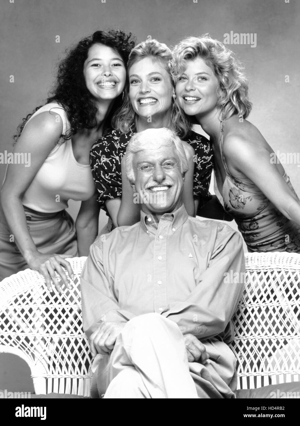 DAUGHTERS OF PRIVILEGE, Dick Van Dyke (front), rear from left: Angela ...