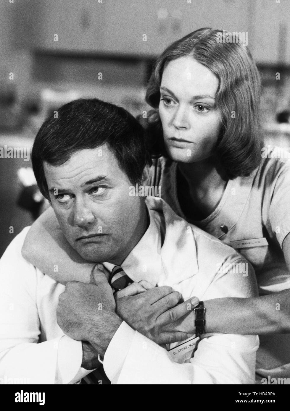 DOCTORS' HOSPITAL, from left: Larry Hagman, Elizabeth Hartman in 'Come ...