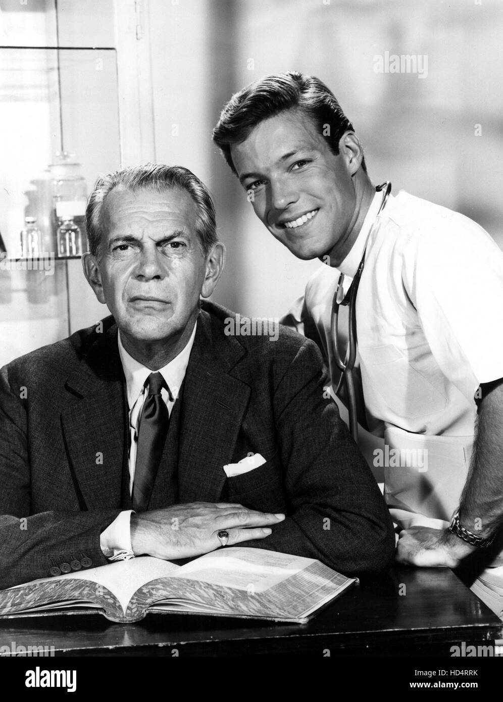 DR. KILDARE, Raymond Massey, Richard Chamberlain, 1961-1966 Stock Photo ...