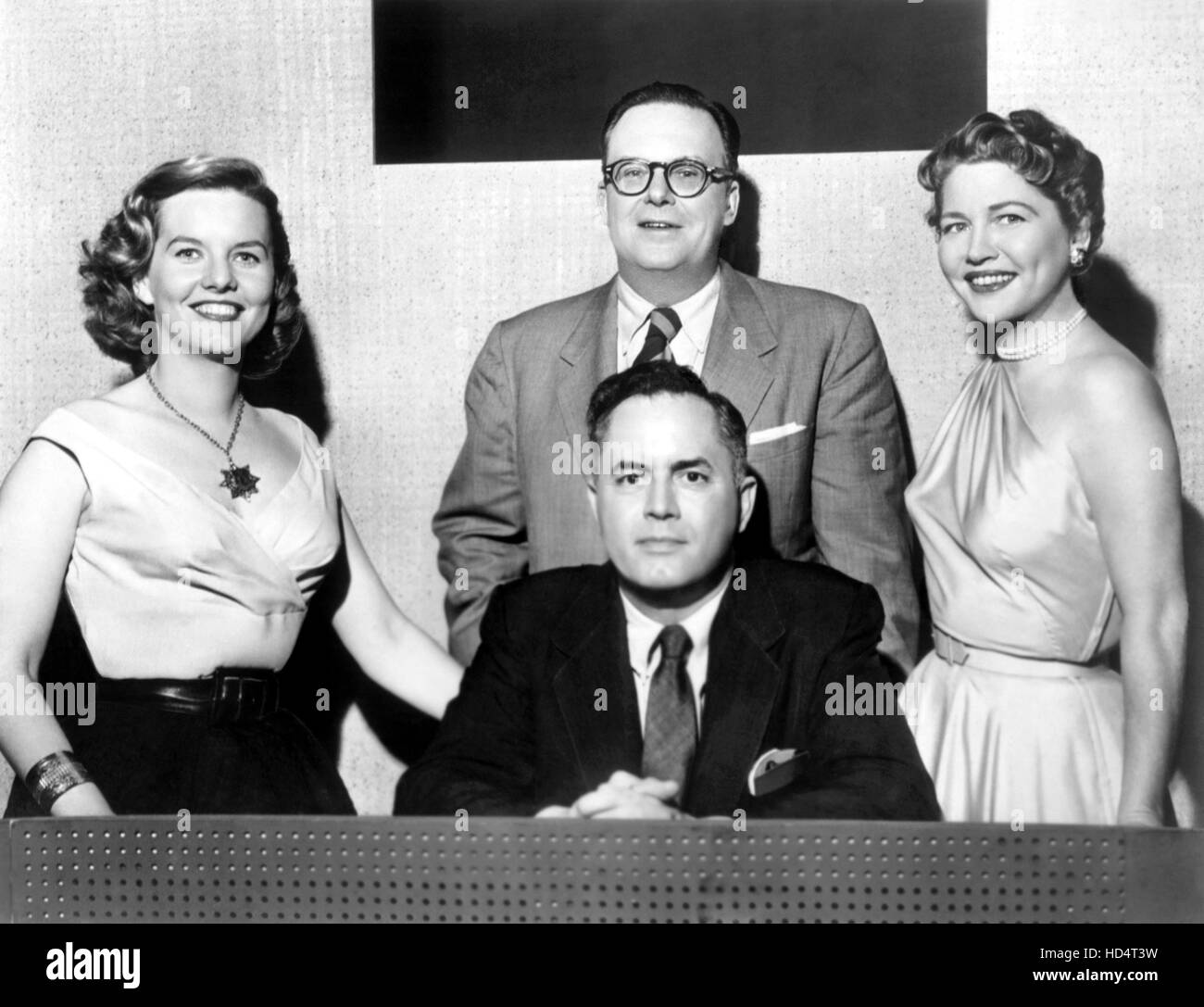 DOWN YOU GO, panelists standing from left: Patricia Cutts, Francis ...