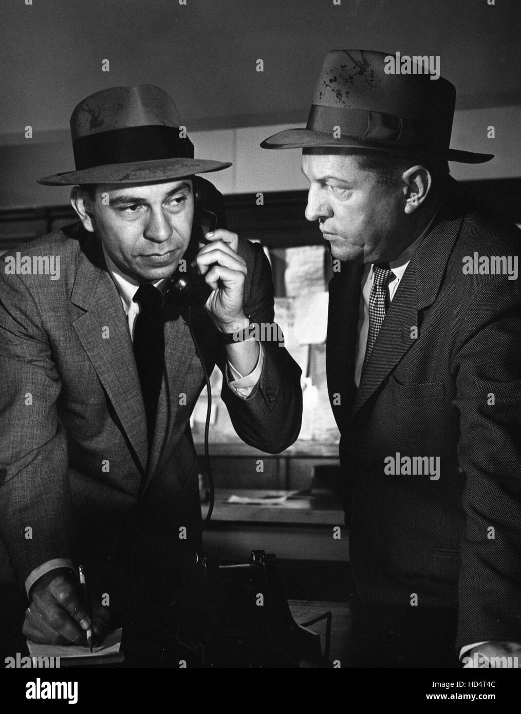 DRAGNET, Jack Webb, Ben Alexander, 1952-1959 Stock Photo - Alamy