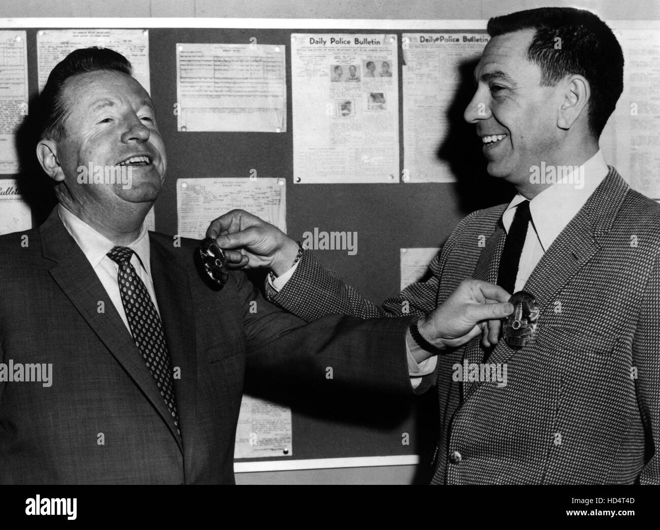 DRAGNET, Ben Alexander, Jack Webb, 1952-1959 Stock Photo - Alamy