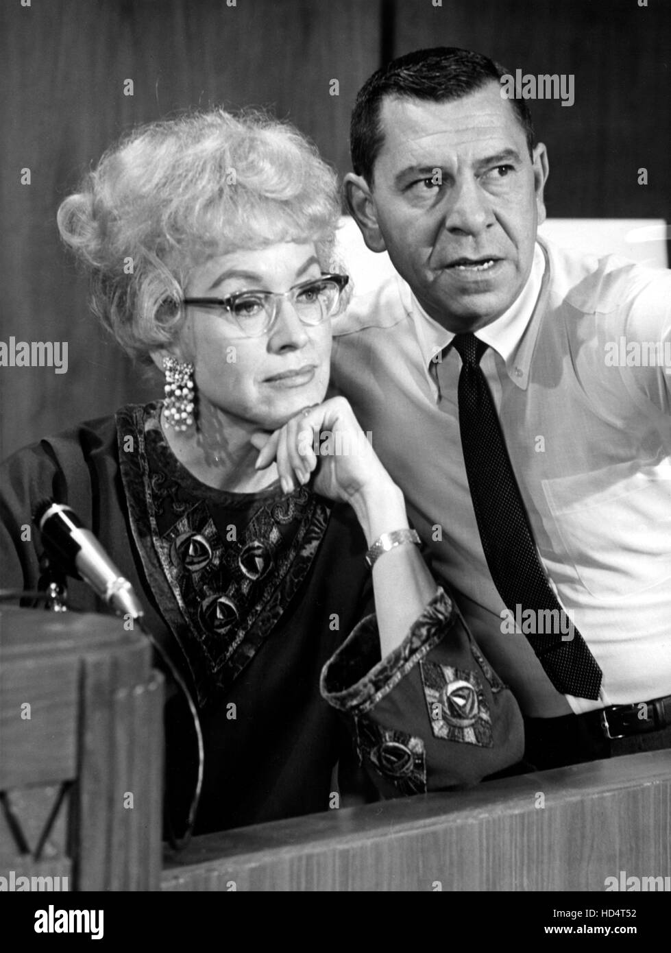 DRAGNET, Jack Webb, directing Virginia Gregg in the episode, ' The ...