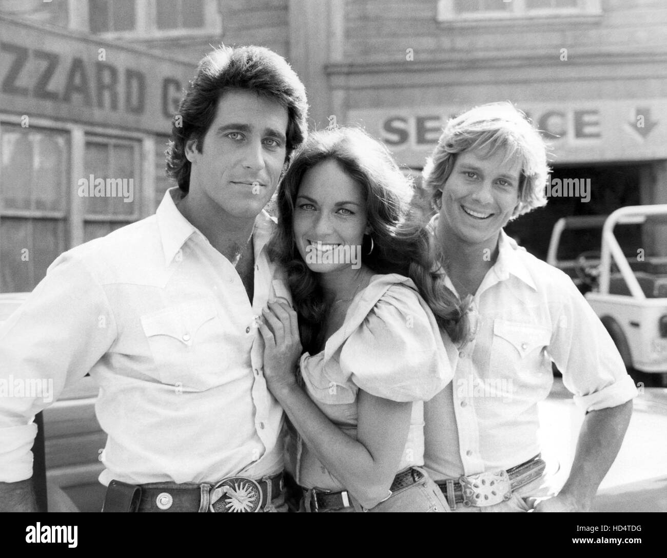 THE DUKES OF HAZZARD, Christopher Mayer, Catherine Bach, Byron Cherry ...
