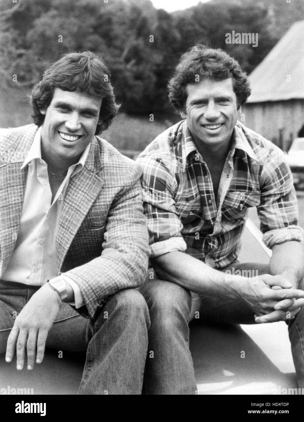 THE DUKES OF HAZZARD, from left: Randy Hamilton, Tom Wopat, 1979-85 ...