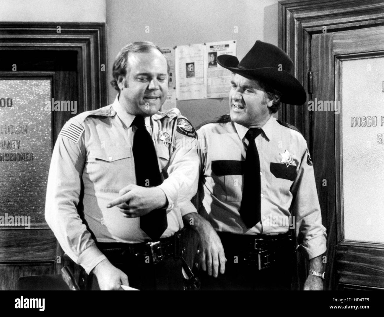 THE DUKES OF HAZZARD, from left: Rick Hurst, James Best, 1979-85 Stock ...
