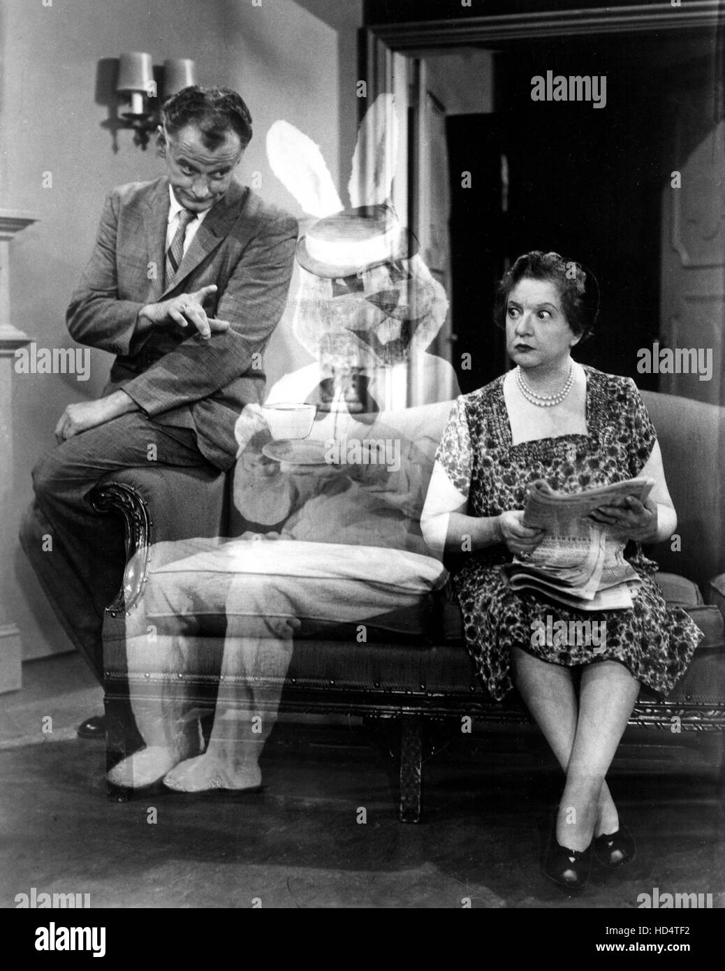 DU PONT SHOW OF THE MONTH, Art Carney, Marion Lorne, "Harvey" aired ...