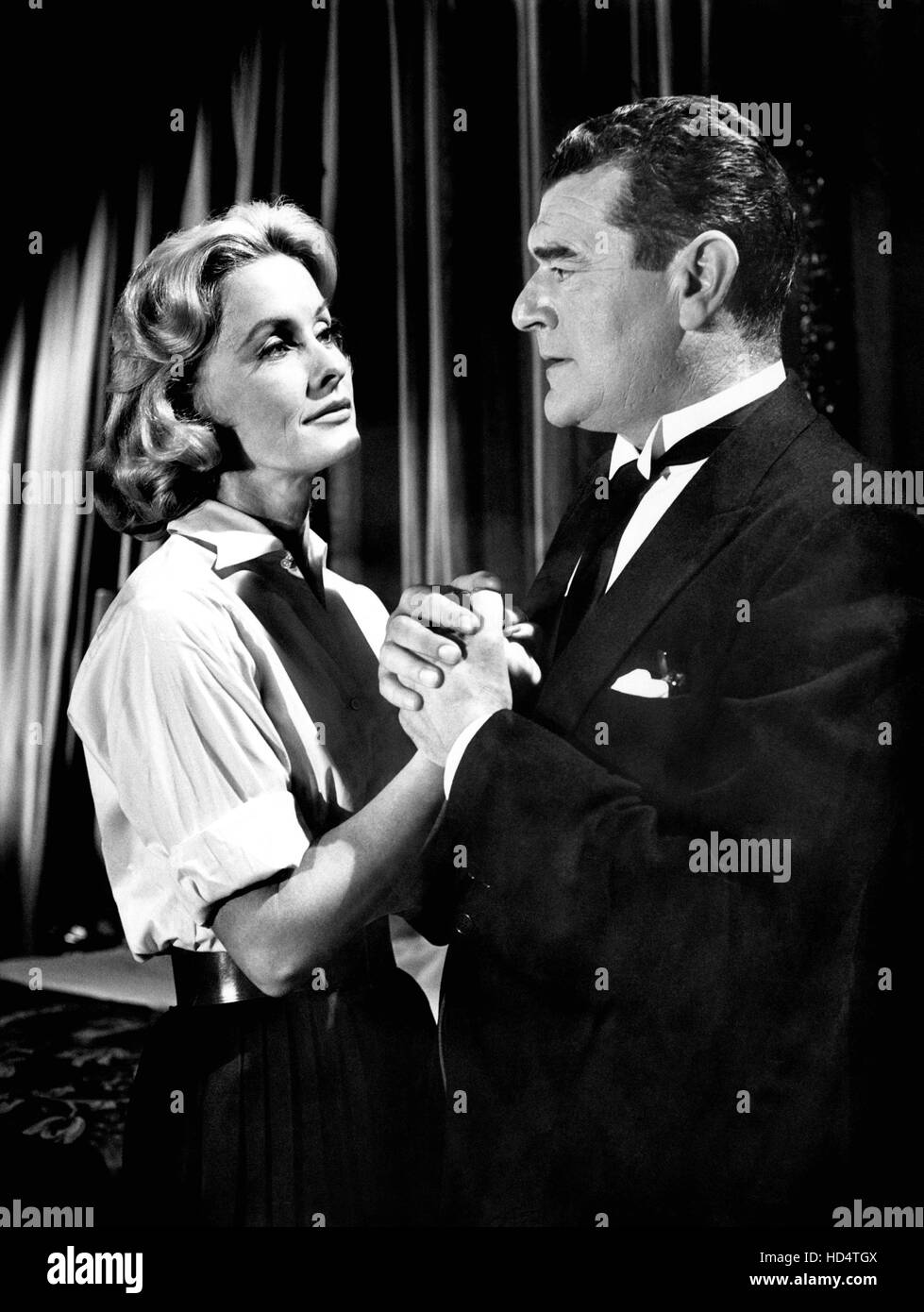 DUPONT SHOW OF THE MONTH, (from left): Dina Merrill, Jack Hawkins, 'The ...