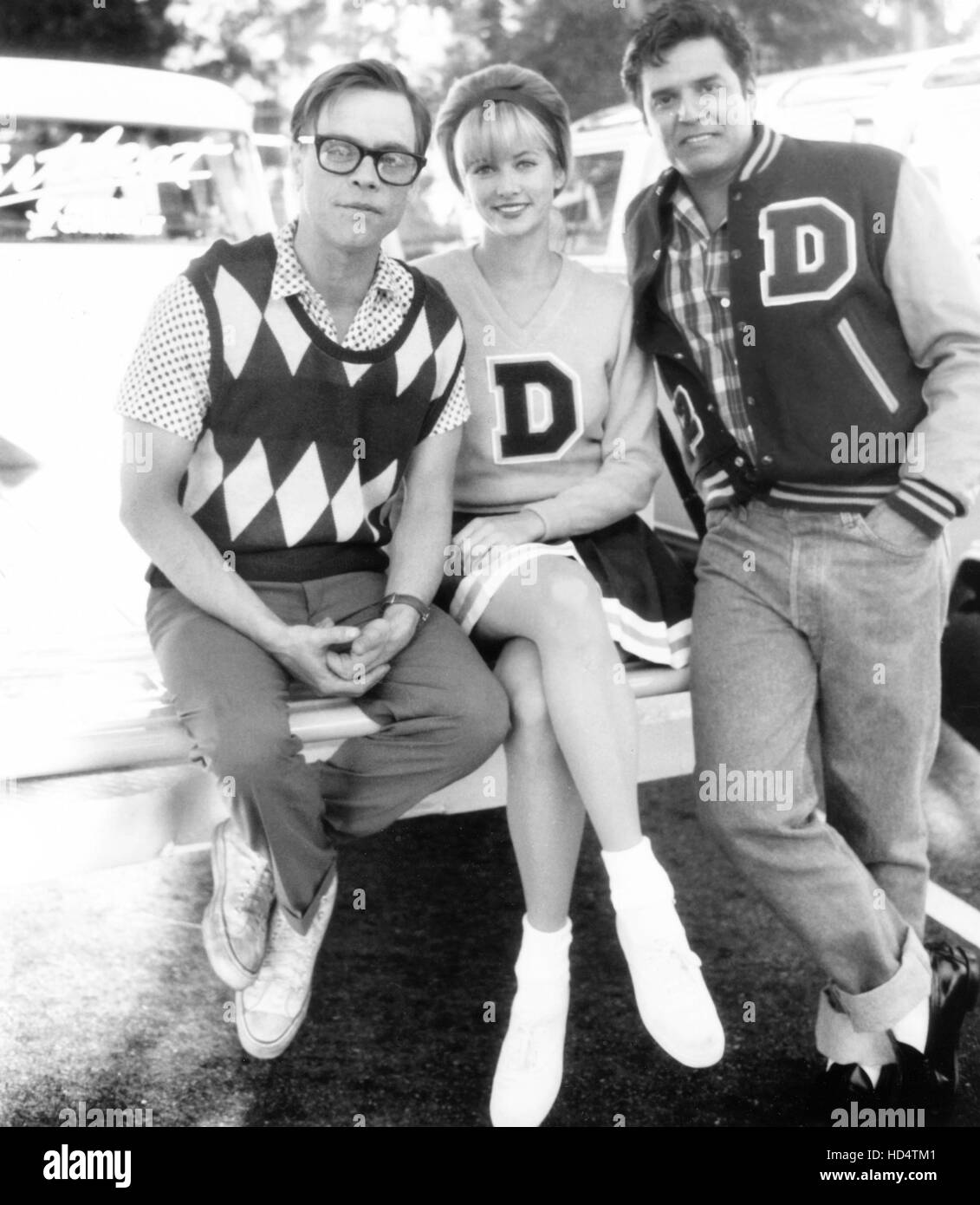 EARTH ANGEL, from left: Mark Hamill, Cathy Podewell, Erik Estrada, 1991 ...