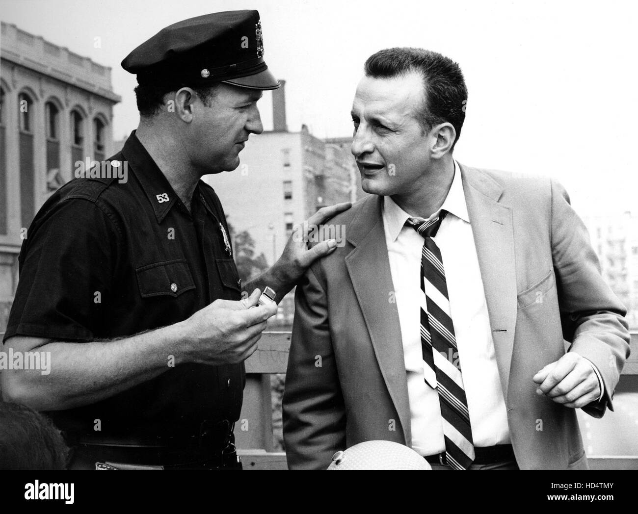 EAST SIDE/WEST SIDE, Gene Hackman, George C. Scott, 1963-64 Stock Photo ...