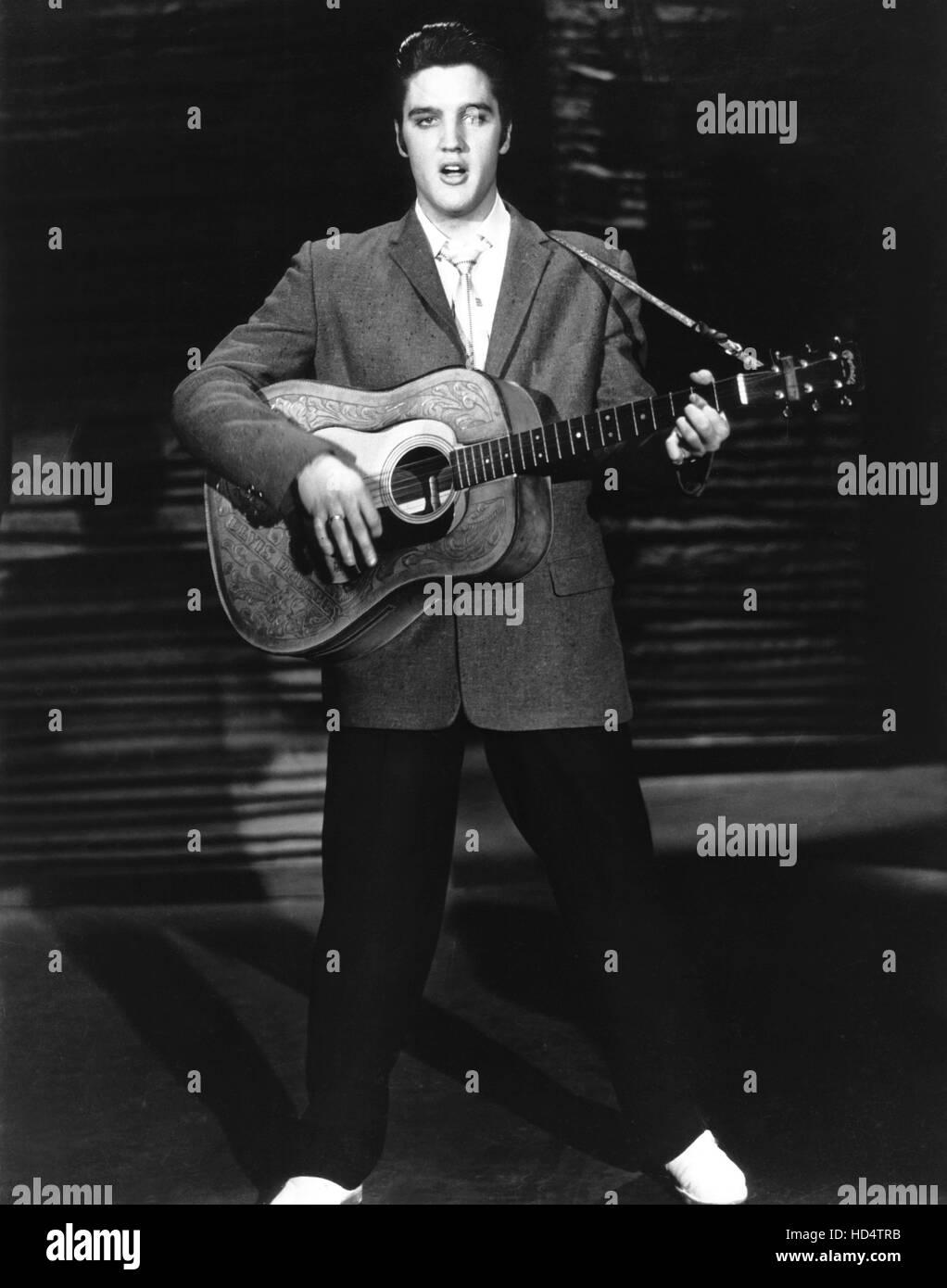 THE ED SULLIVAN SHOW, Elvis Presley, aired October 28, 1956 Stock Photo ...