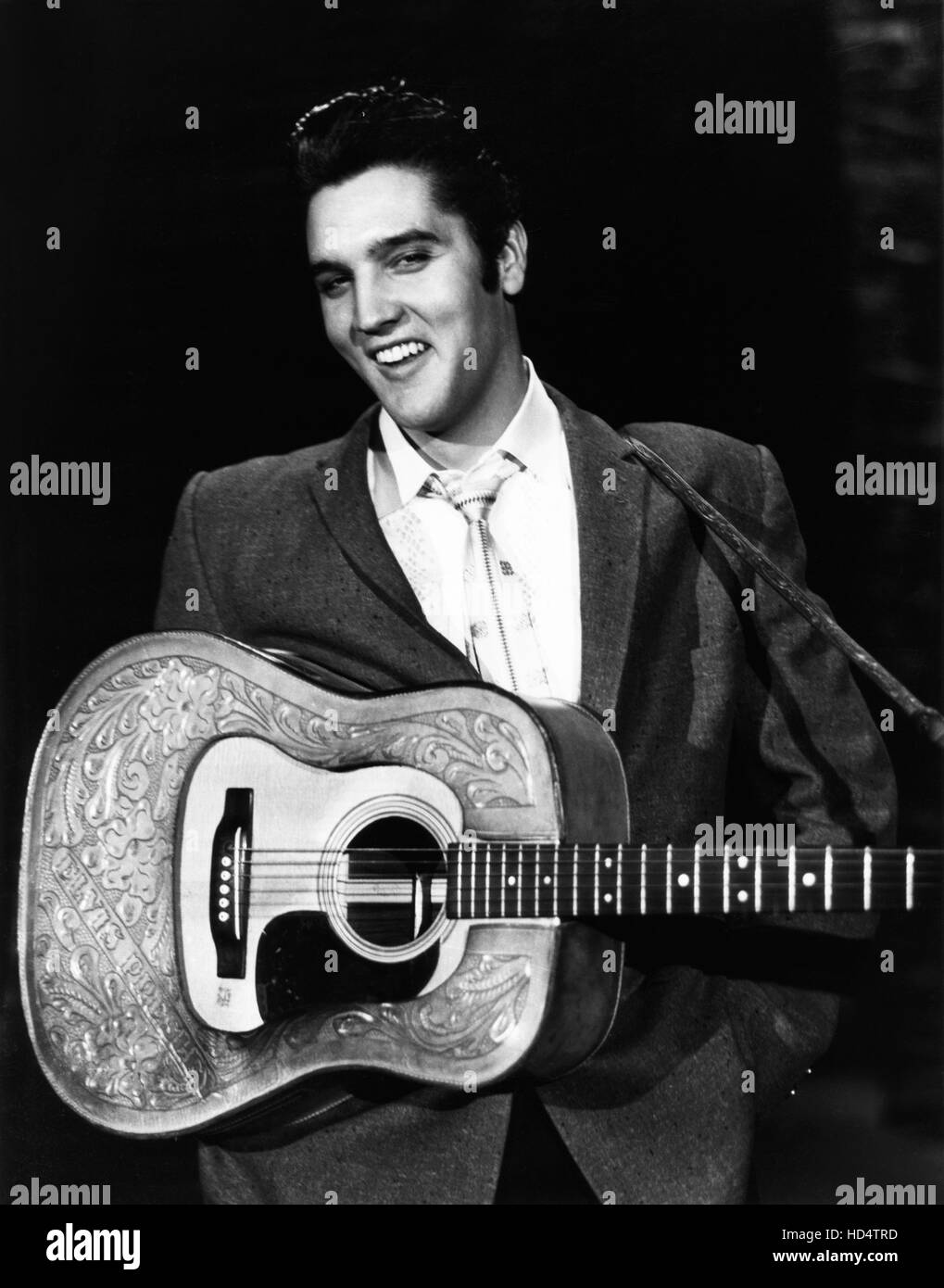 THE ED SULLIVAN SHOW, Elvis Presley, aired October 28, 1956 Stock Photo ...