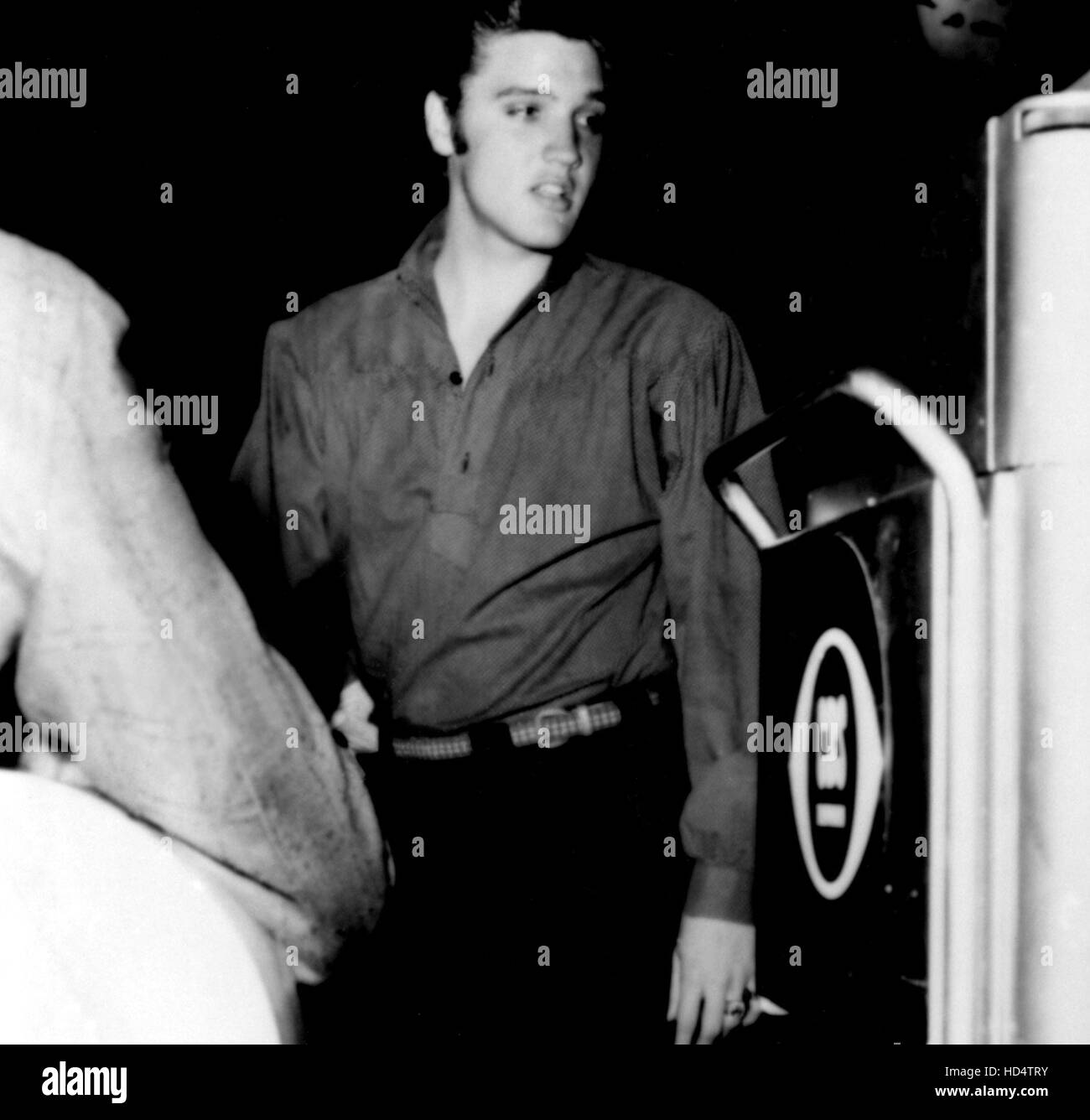 THE ED SULLIVAN SHOW, Elvis Presley on his first Sullivan appearance ...