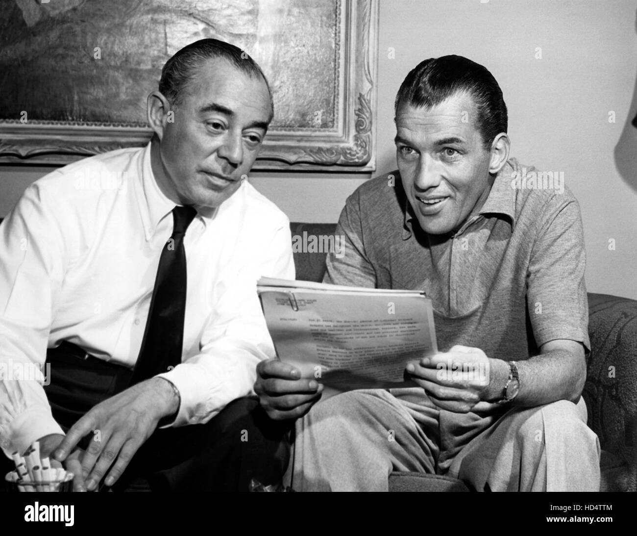 Richard Rodgers, Ed Sullivan preparing for their appearance on THE ED ...