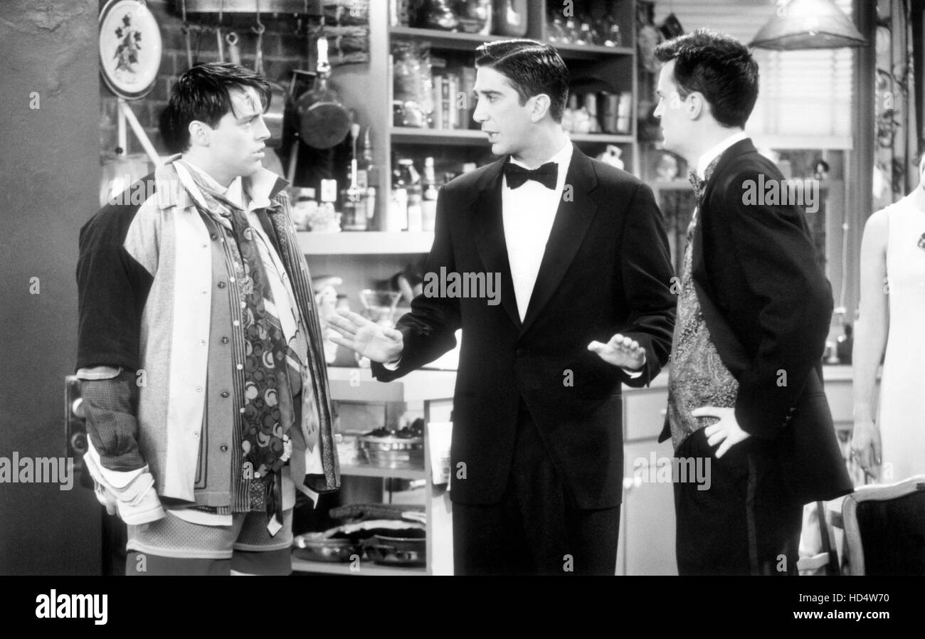 FRIENDS, (from left): Matt LeBlanc, David Schwimmer, Matthew Perry ...