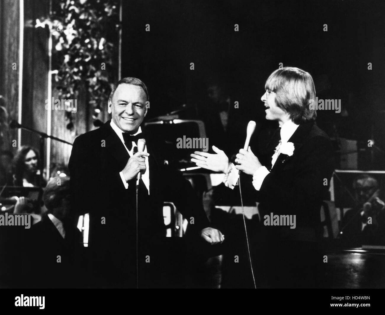 FRANK SINATRA AND FRIENDS, from left, Frank Sinatra, John Denver, aired ...