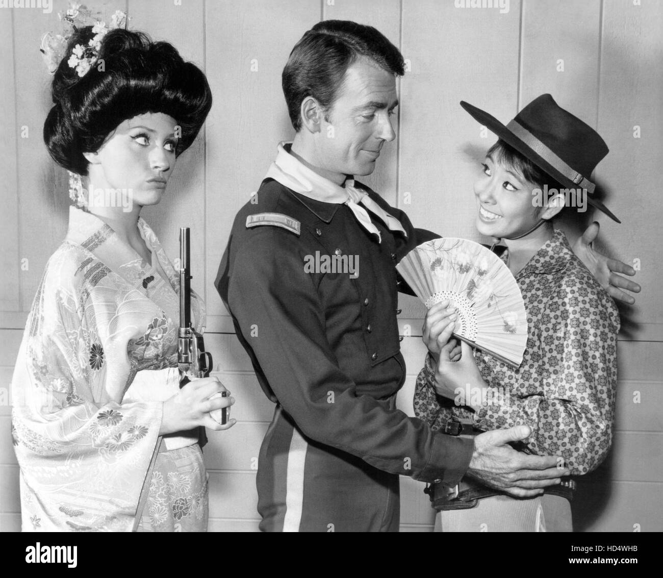 F TROOP, (from left): Melody Patterson, Ken Berry, Miko Tanahara, 'From ...