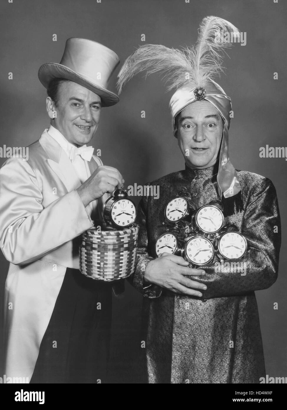 THE GARRY MORE SHOW, from left: Milbourne Christopher, Garry Moore ...