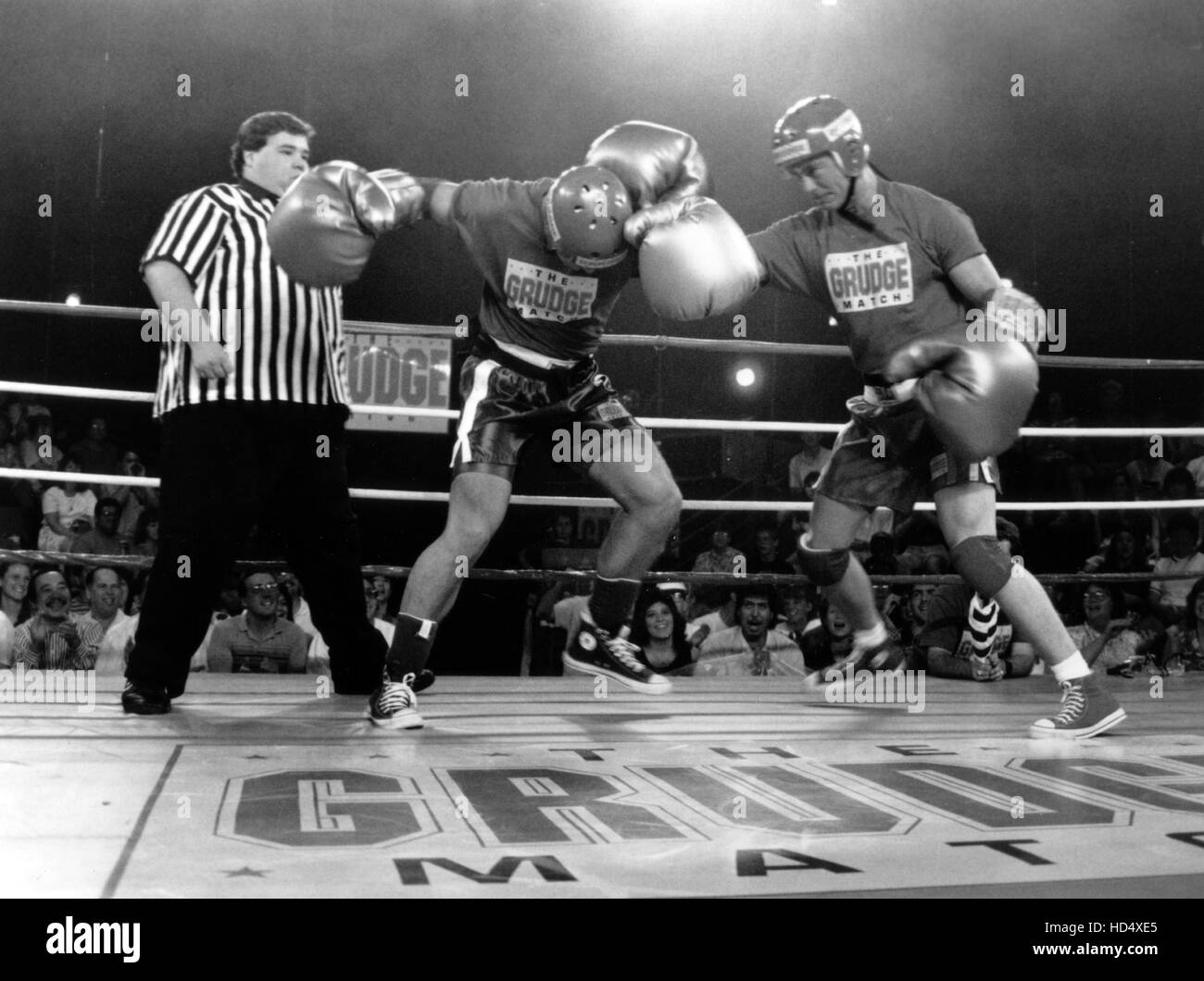 THE GRUDGE MATCH, John Pinette (referee), contestants, 1991-1992. (c ...