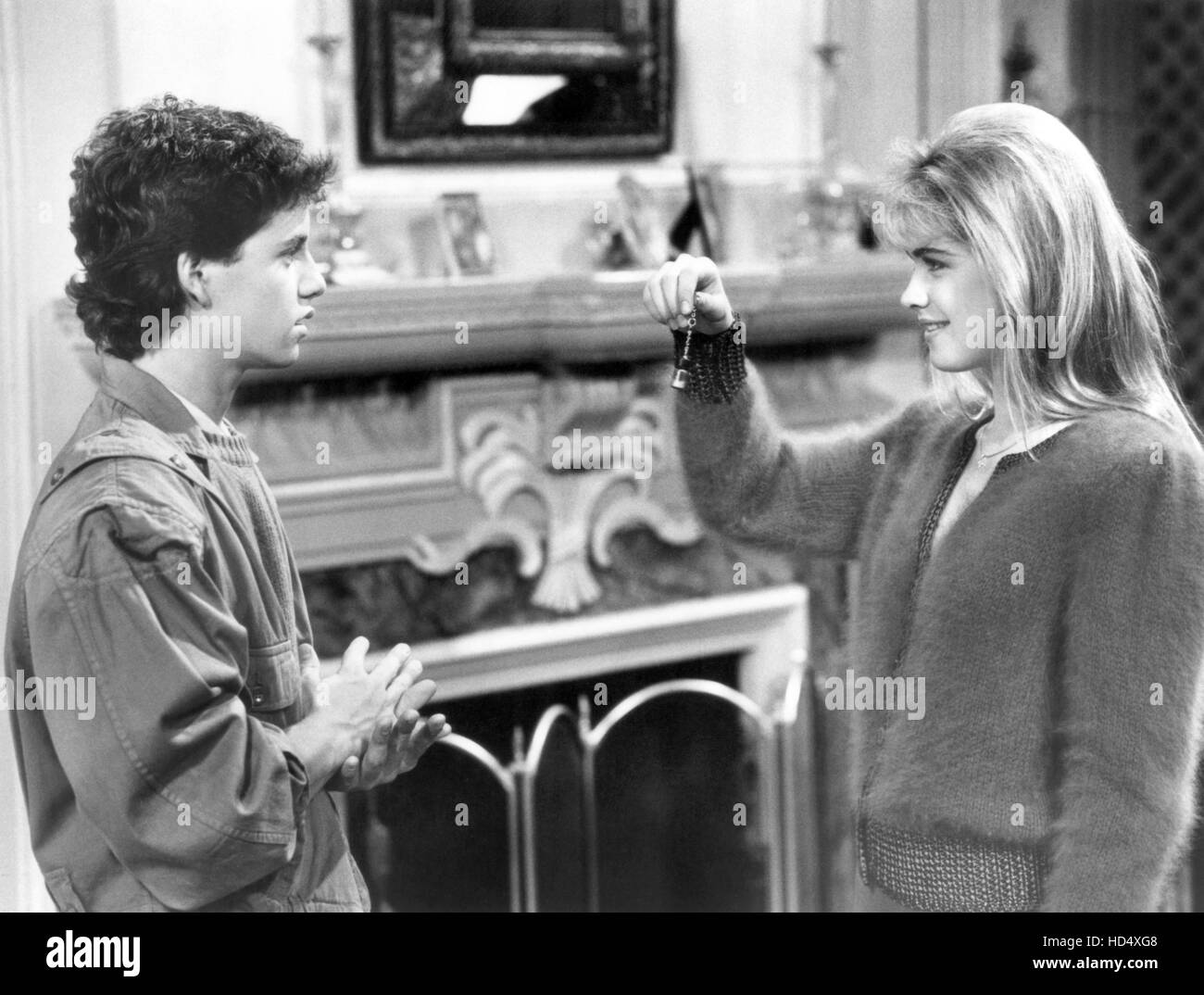 GROWING PAINS, (from left): Kirk Cameron, Kristy Swanson, 'Thank God It ...