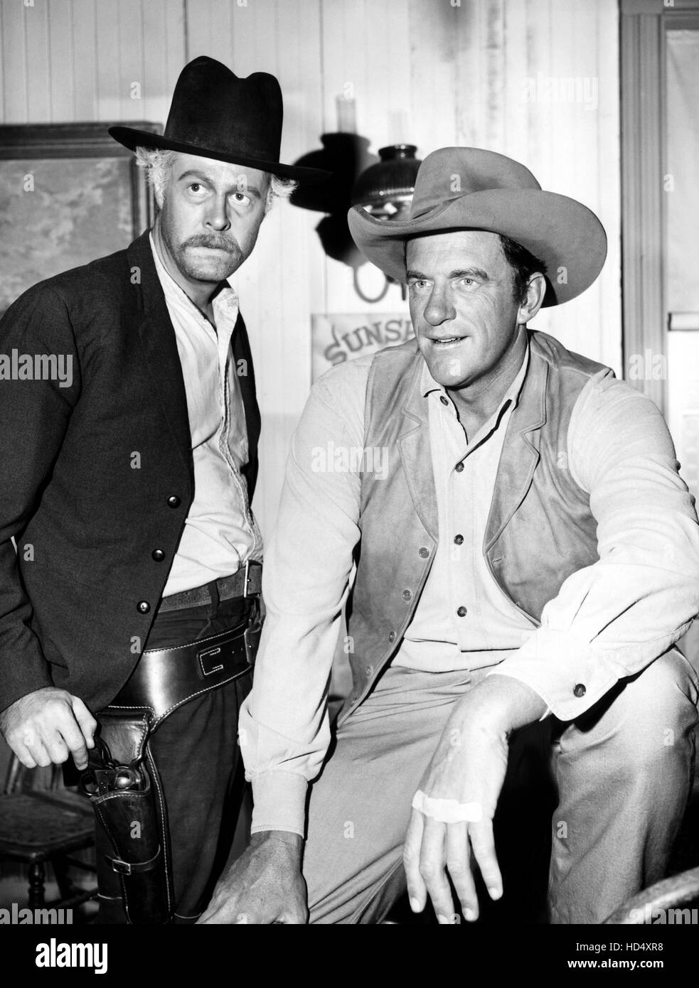 GUNSMOKE, Robert Culp, James Arness, 'Hung High' (Season 10, aired November 14, 1964), 1955-75 ...