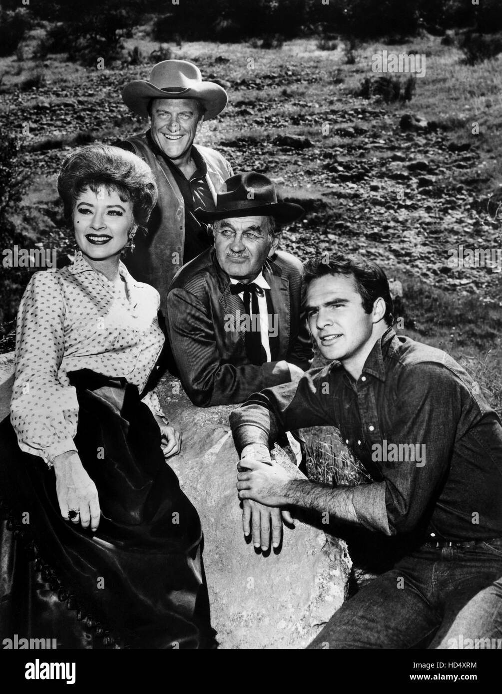 GUNSMOKE, Amanda Blake, James Arness, Milburn Stone, Burt Reynods (ca ...