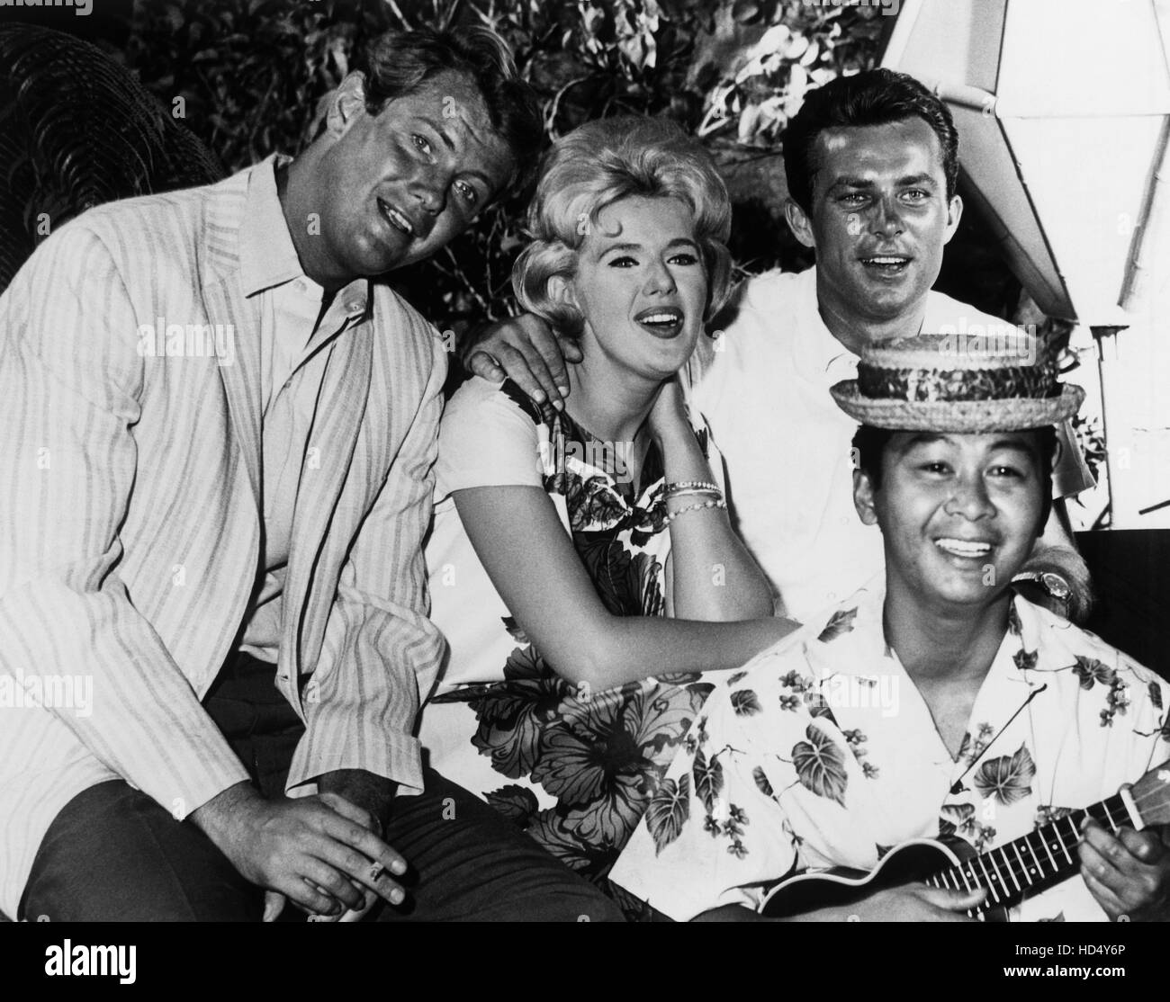 HAWAIIAN EYE, Troy Donahue, Connie Stevens, Robert Conrad, Poncie Ponce, 1959-63 Stock Photo - Alamy