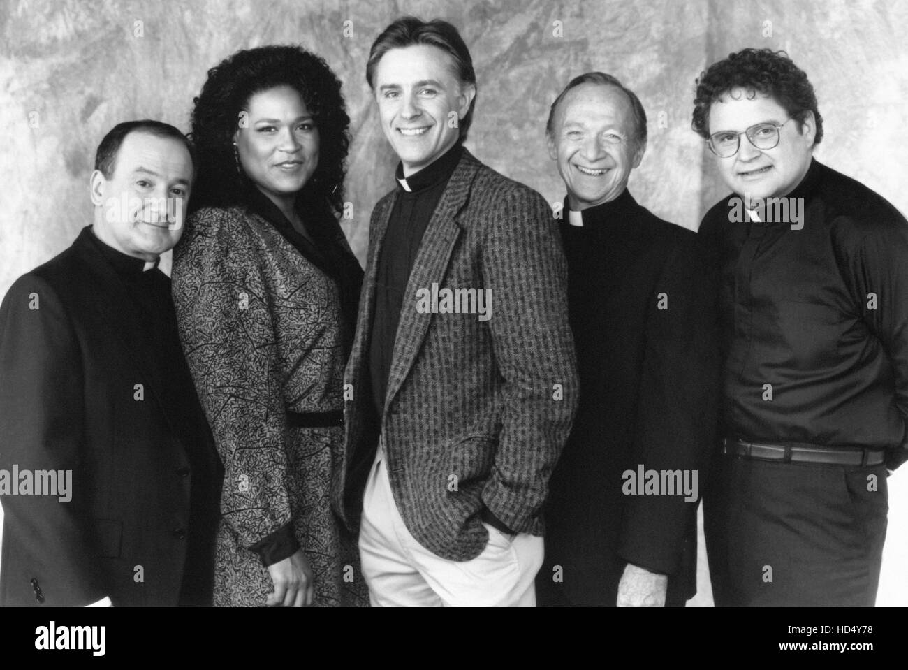 HAVE FAITH, from left: Ron Carey, Francesca P. Roberts, Joel Higgins ...