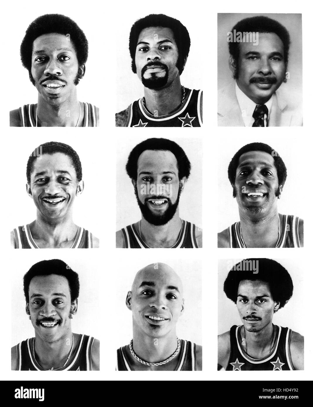 THE HARLEM GLOBETROTTERS POPCORN MACHINE, (Top L-R), Geese Ausbie, Nate ...