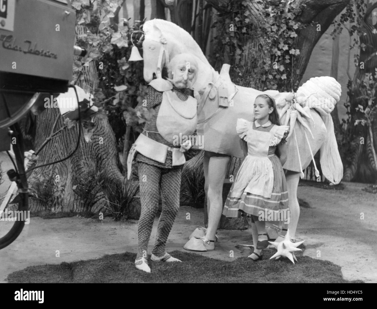 HALLMARK HALL OF FAME, from left: Reginald Gardiner as the White Knight ...