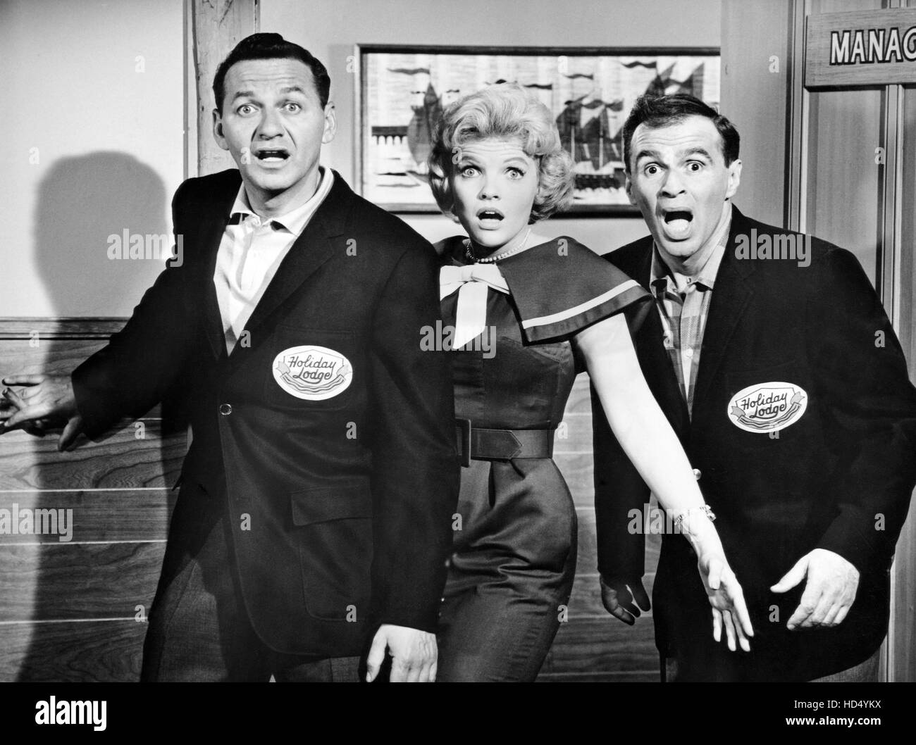 HOLIDAY LODGE, Frank Shuster, Maureen Arthur, Johnny Wayne, 1961 Stock ...
