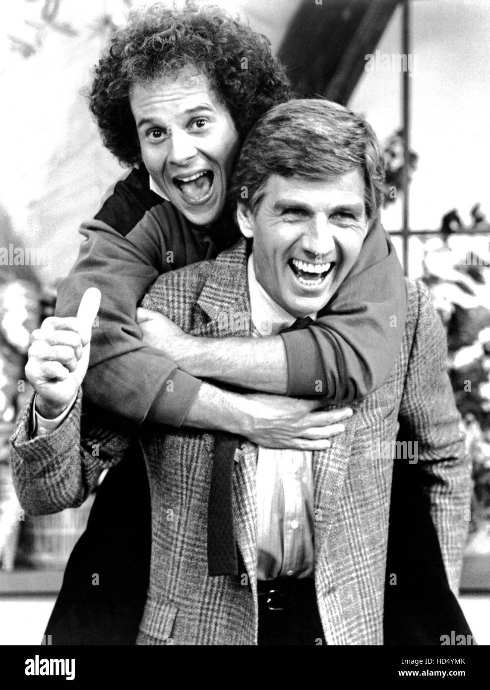 HOUR MAGAZINE, Richard Simmons, host Gary Collins, circa early 1980s ...