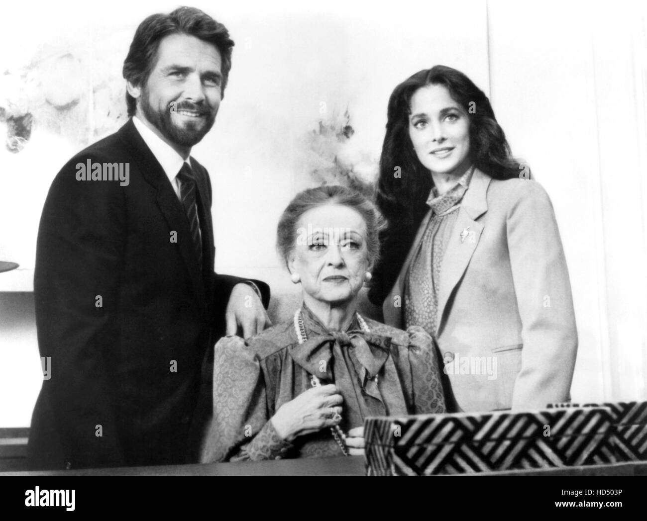 HOTEL, (from left): James Brolin, Bette Davis, Connie Sellecca, 'Pilot ...