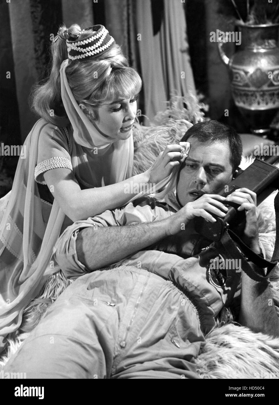 I DREAM OF JEANNIE, Barbara Eden, Larry Hagman, 1965-1970, "Guess What ...