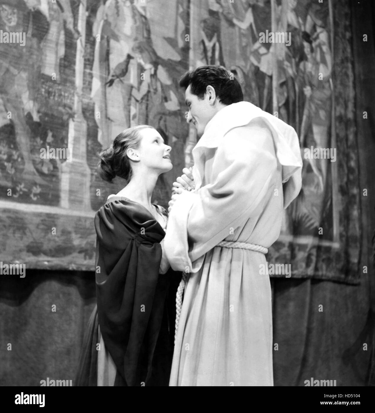 KRAFT THEATRE, 'Romeo and Juliet,' from left, Susan Strasberg, Liam ...