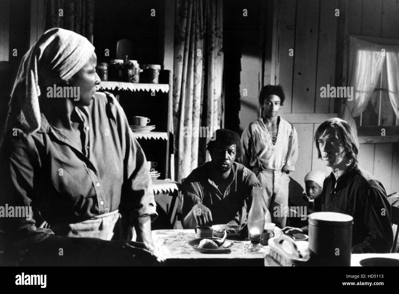 KUNG FU, 1972-1975, Mae Mercer, Hal Williams, George Spell (standing ...