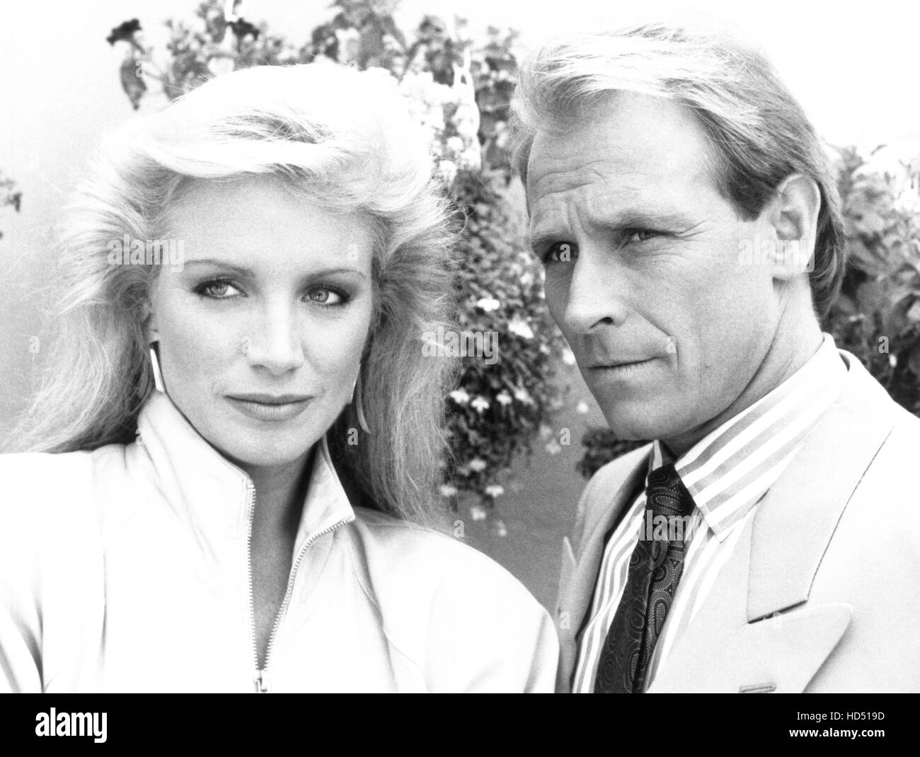L.A. LAW, from left: Shannon Tweed, Corbin Bernsen, 'The Lung Goodbye ...