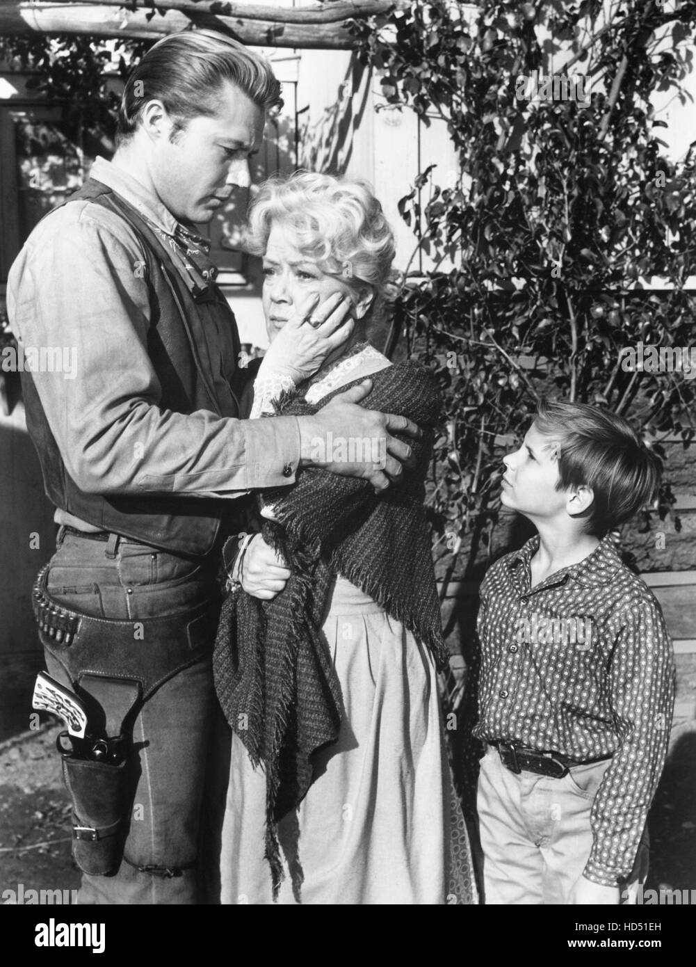 LARAMIE, from left: John Smith, Spring Byington, Dennis Holmes, 1962 ...