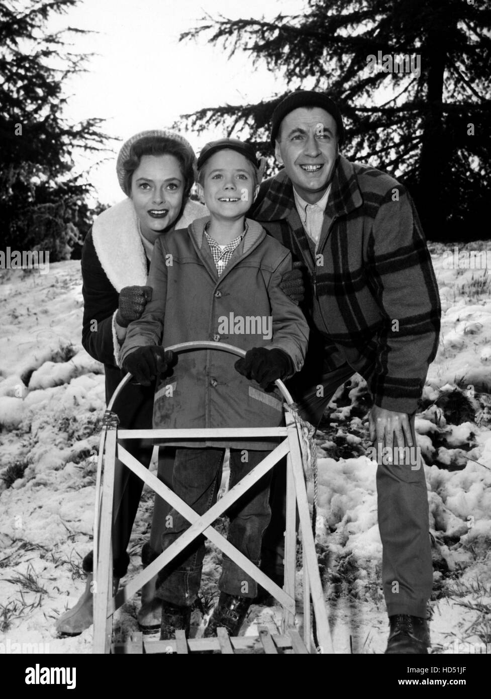 LASSIE, June Lockhart, Jon Provost, Hugh Reilly, 1954-74 Stock Photo ...