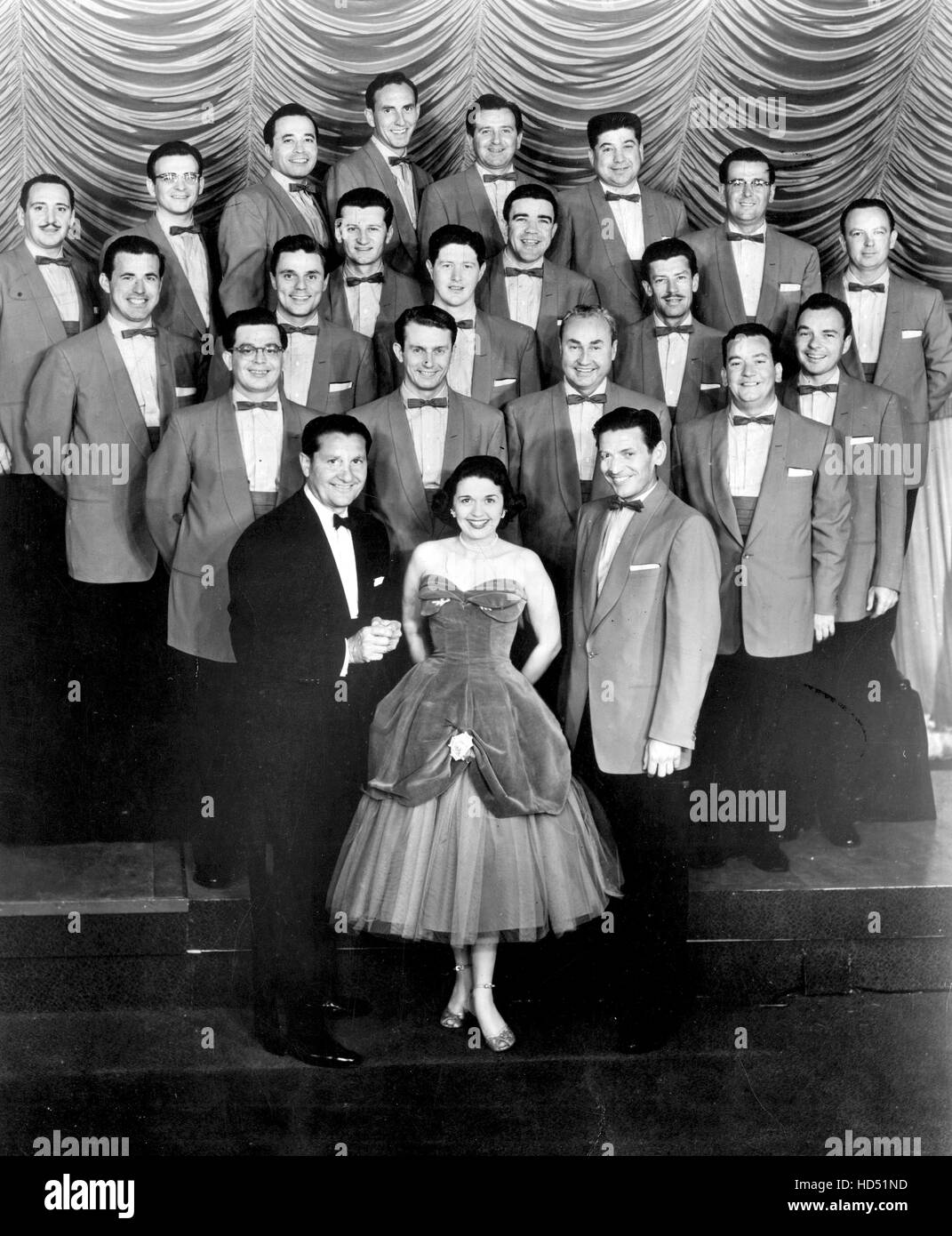 THE LAWRENCE WELK SHOW, Lawrence Welk (bottom left), 1955-82 Stock ...