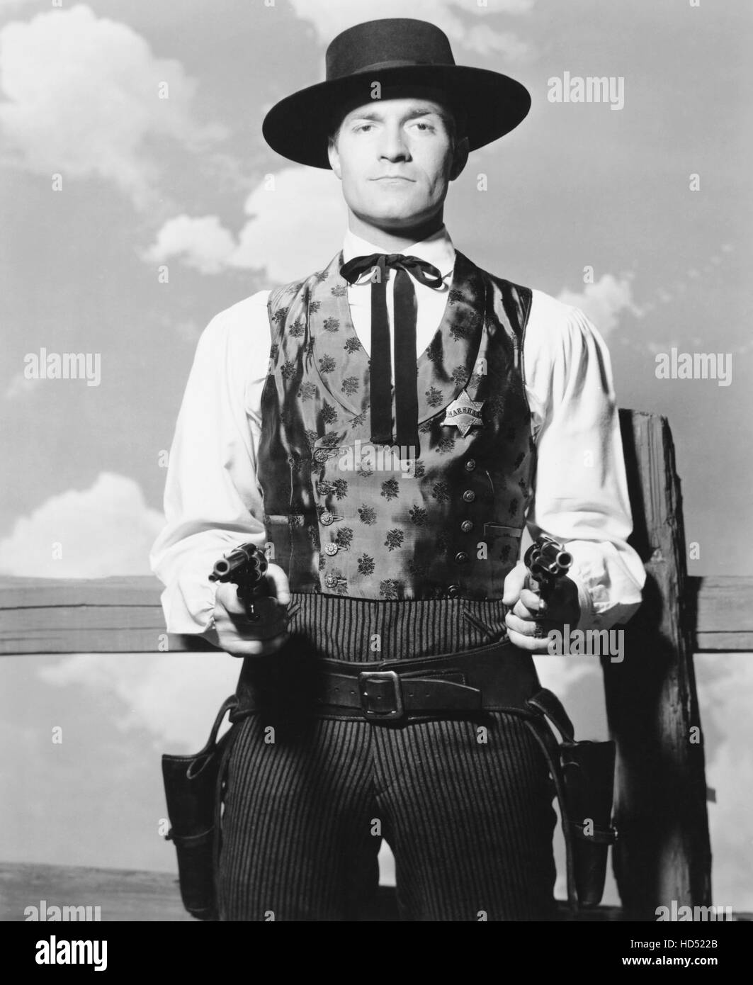 THE LIFE AND LEGEND OF WYATT EARP, Hugh O'Brian, 1955-1961 Stock Photo ...