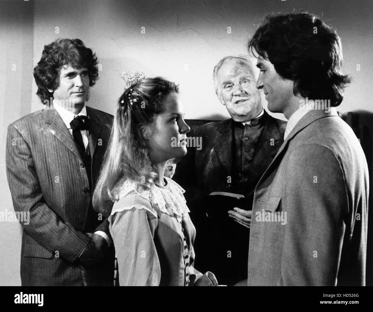 LITTLE HOUSE ON THE PRAIRIE, from left, Michael Landon, Melissa Sue ...