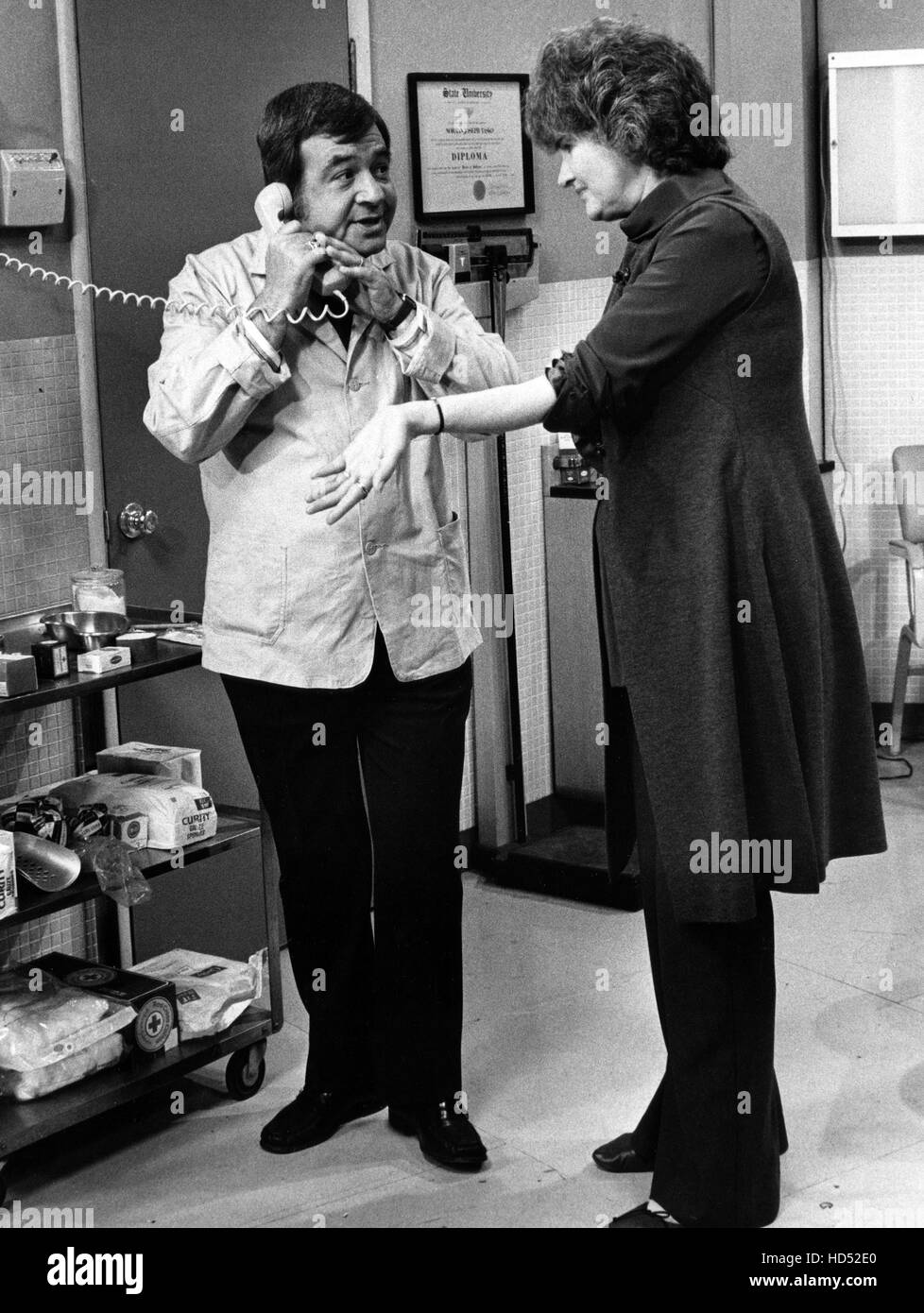 MAUDE, Tom Bosley, Bea Arthur, Season 1, Ep. 'Maude and the Medical ...