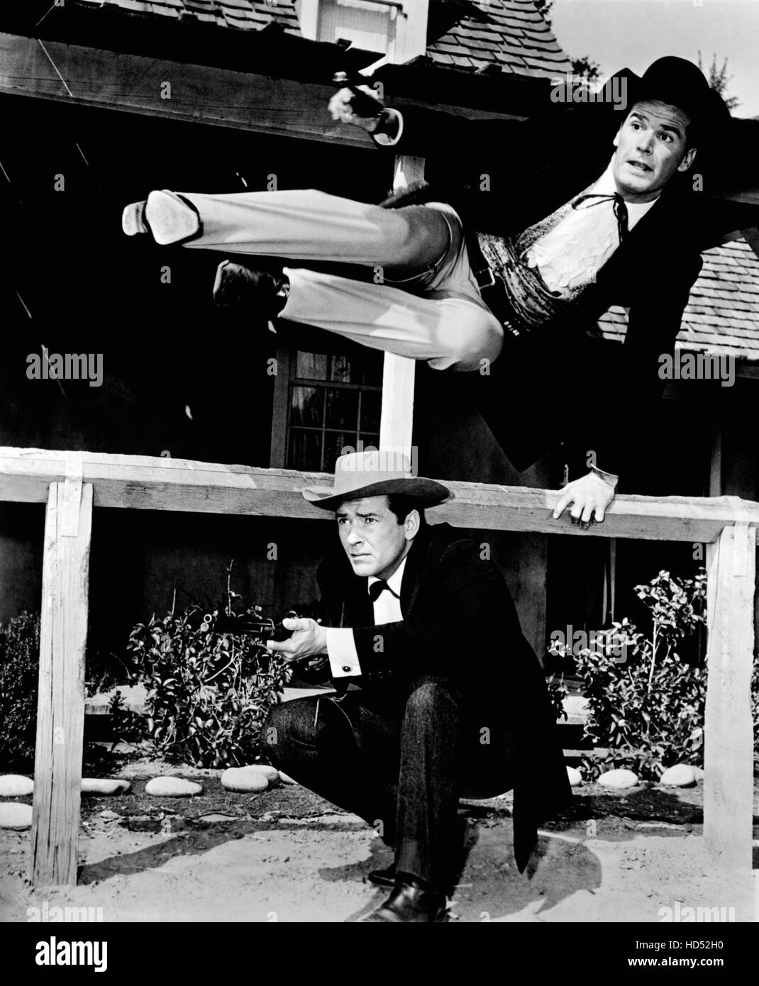 MAVERICK, James Garner (top), Jack Kelly, 1957-1962 Stock Photo - Alamy