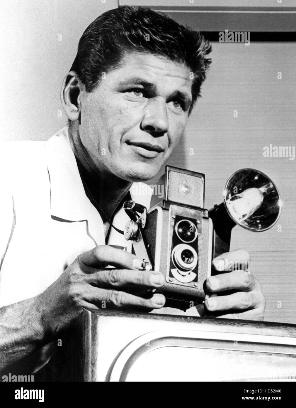 MAN WITH A CAMERA, Charles Bronson, 1958-1960 Stock Photo - Alamy