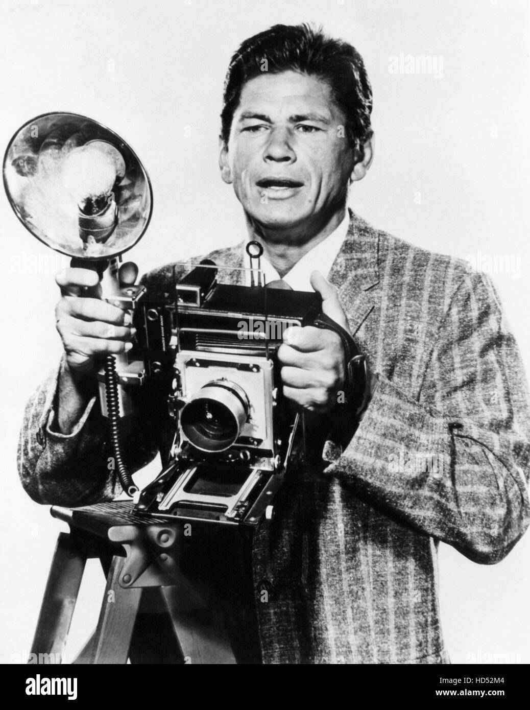 MAN WITH A CAMERA, Charles Bronson, ABC-TV, 1958-1960 Stock Photo - Alamy