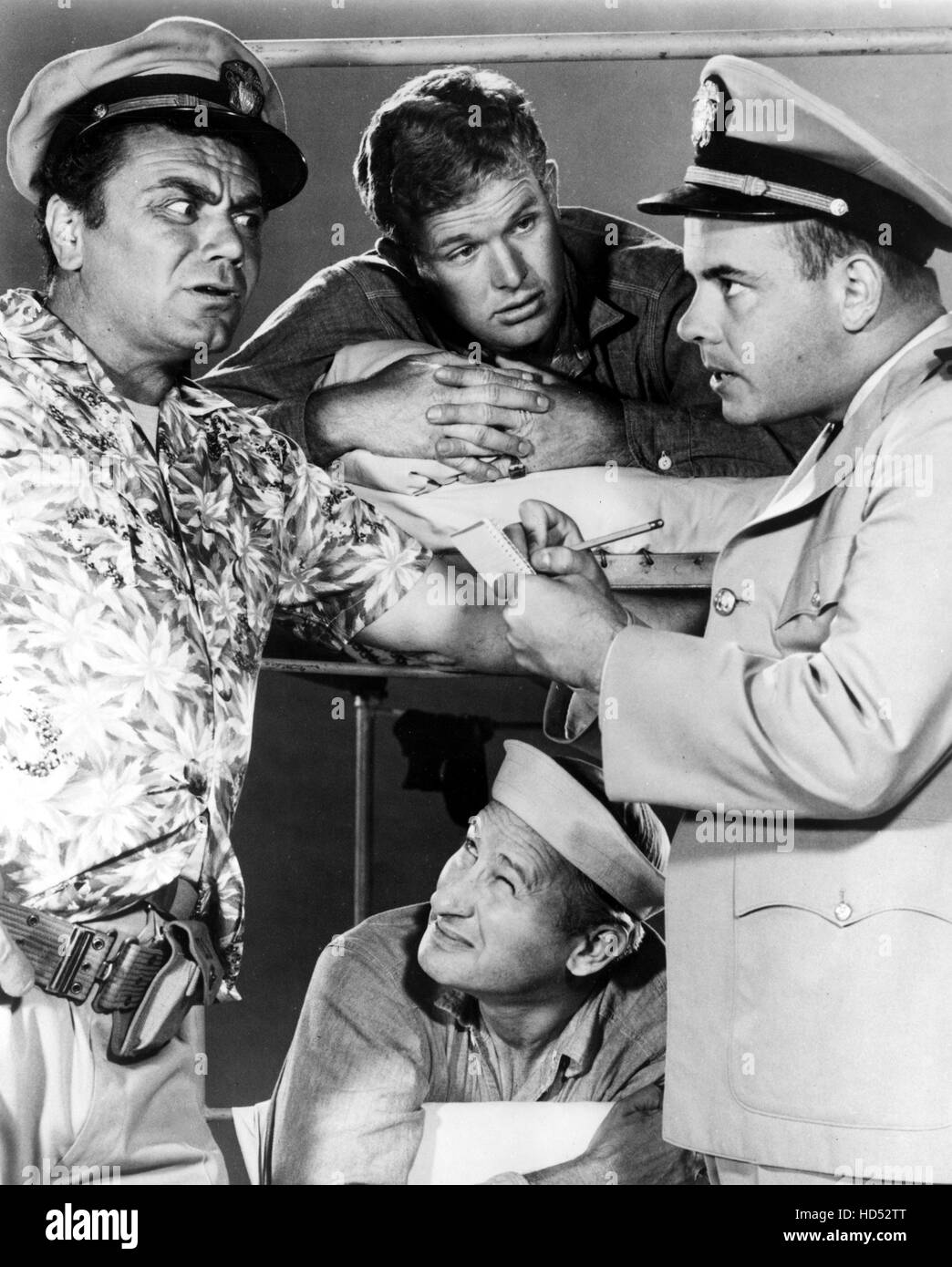 MCHALE'S NAVY, (clockwise): Ernest Borgnine, Gary Vinson, Tim Conway ...