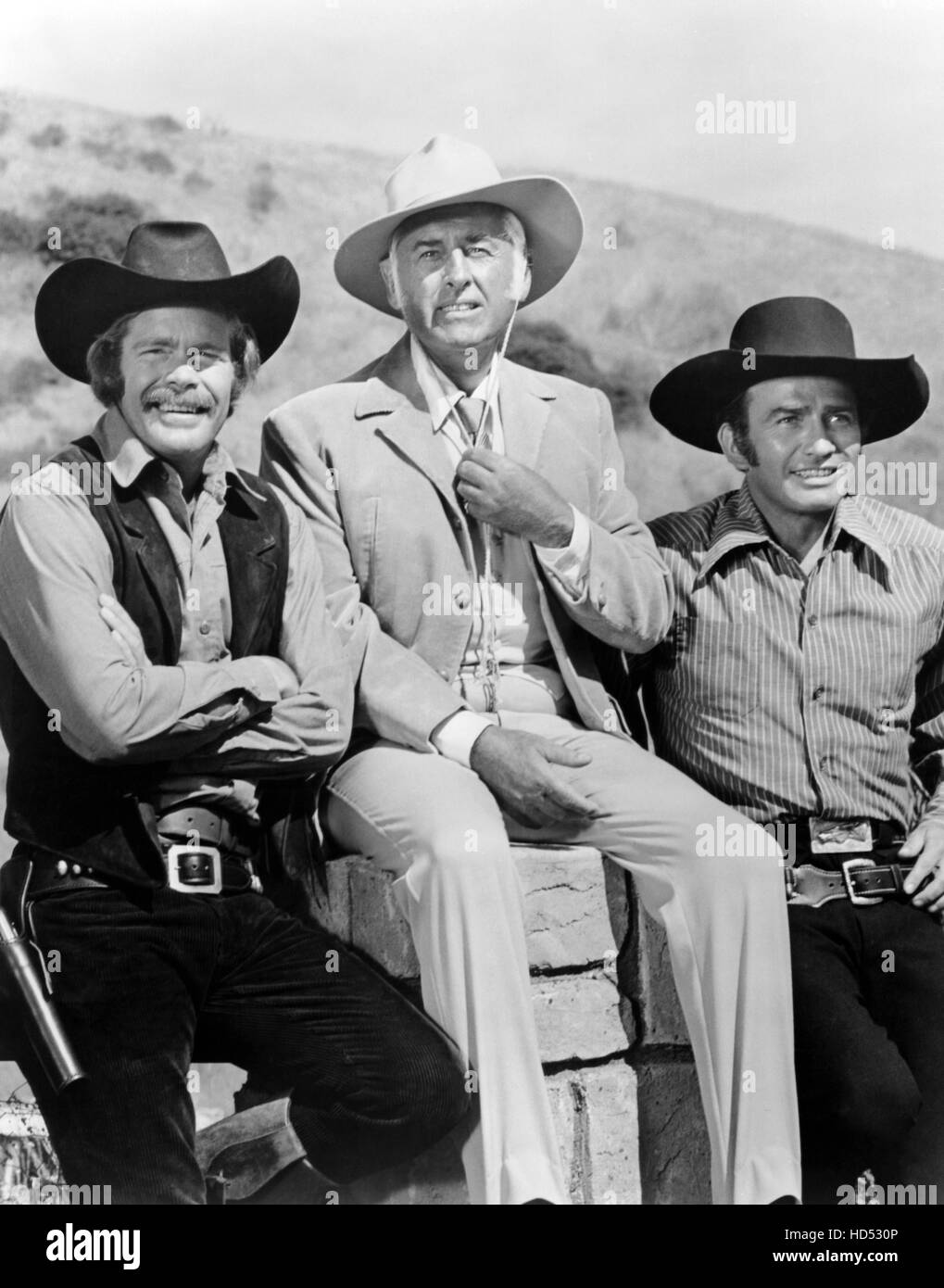 THE MEN FROM SHILOH (aka THE VIRGINIAN), Doug McClure, Stewart Granger, James Drury, (Season 9 ...