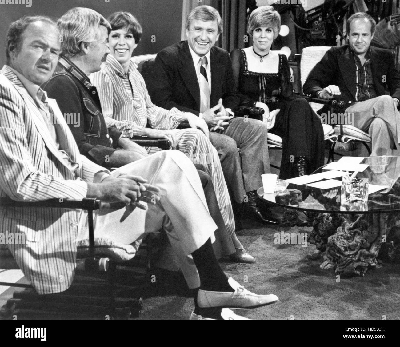 THE MERV GRIFFIN SHOW, (from left): Harvey Korman, Joe Hamilton, Carol ...